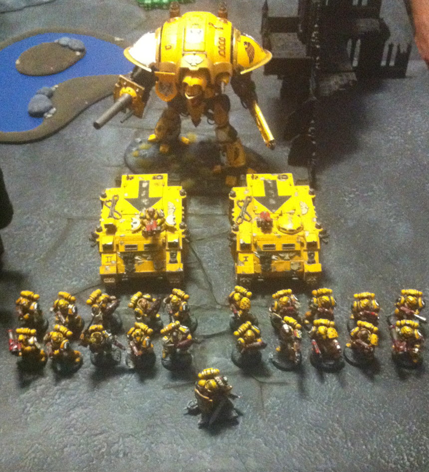 Ærgewinn: Trying something new... 40k Battle report Imperial Fists ...