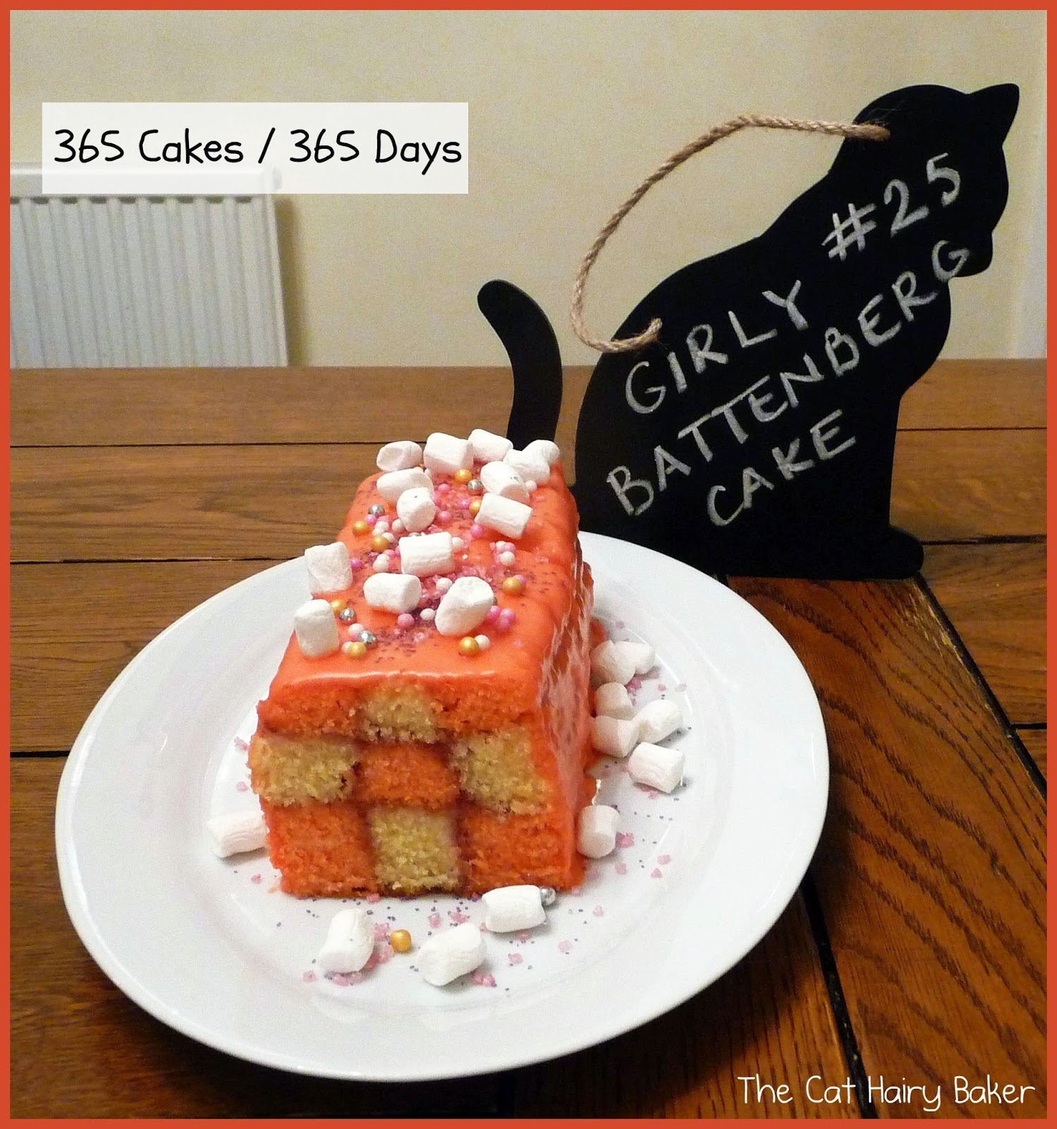 The Cat Hairy Baker: Cake #25 - Battenberg Cake