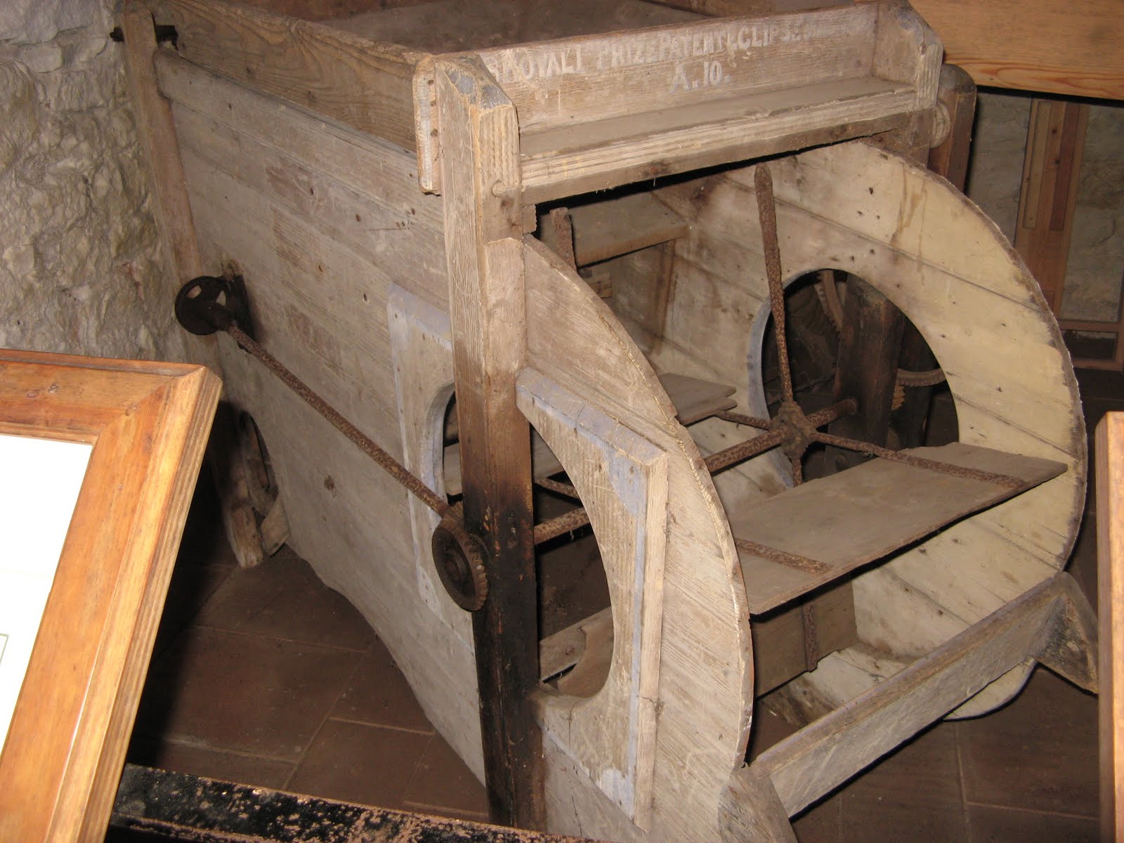 Acorn Bank Watermill Blog: Restoring the winnower