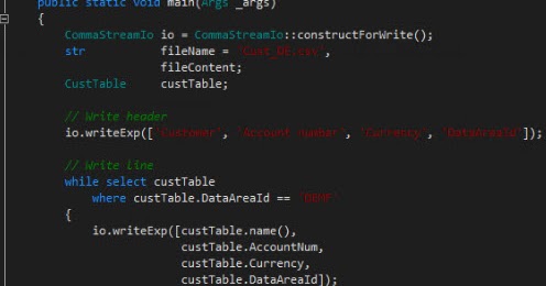 Dynamics AX/365FO: X++ | d365FO - import and export csv file (Part 1 ...