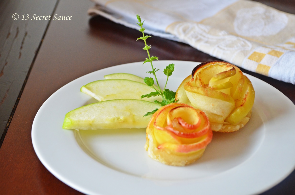 13 Secret Sauce: Apple Rose Pie Bites