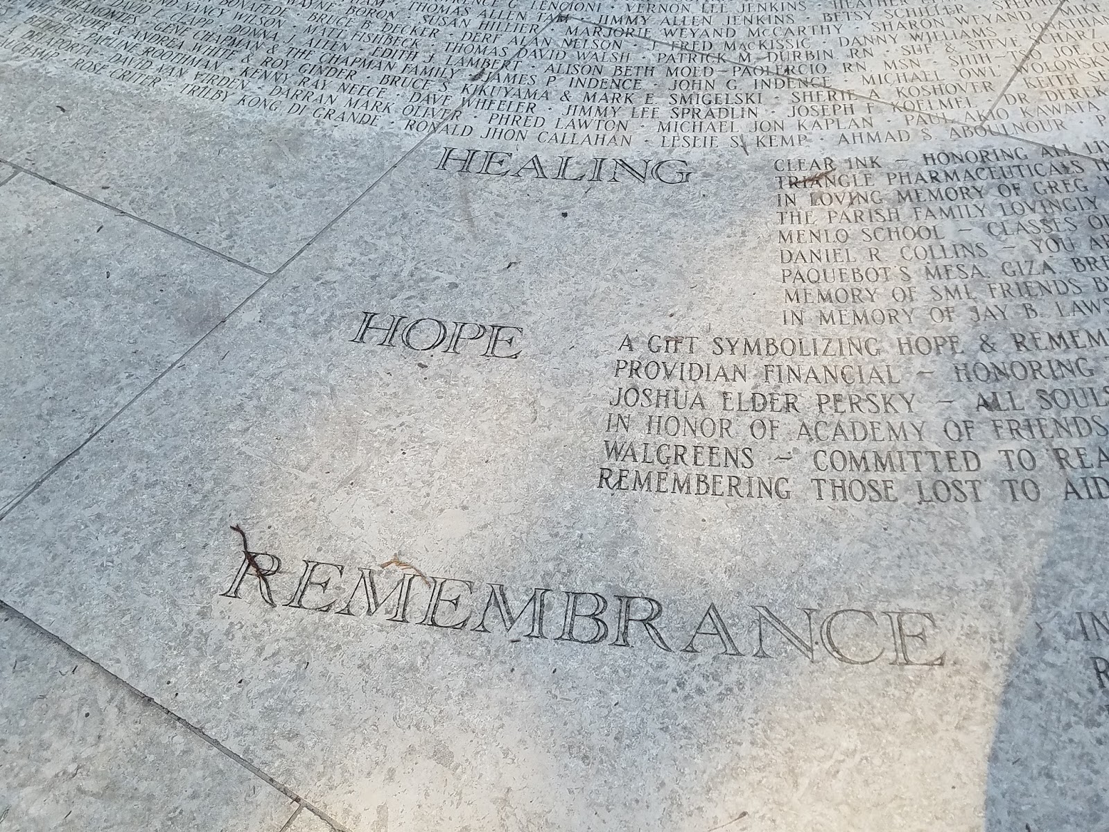 Adventures in Weseland: The National AIDS Memorial Grove
