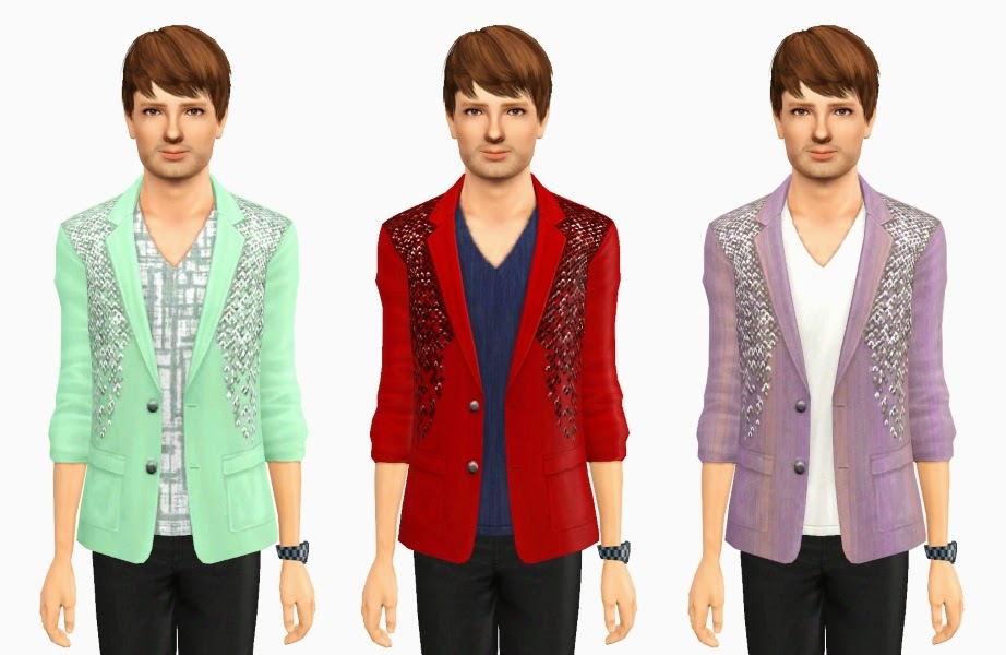 Strikingly Sparkled Blazer For EM