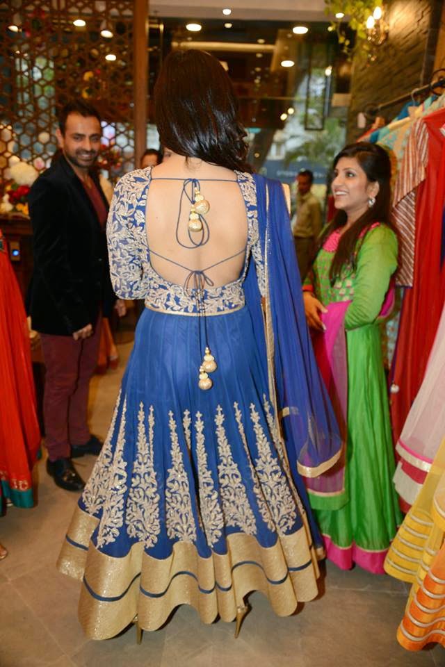 Neha Sharma In Crook In Blue Dress