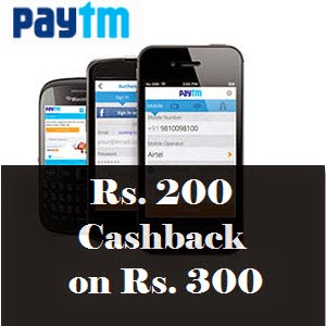 Paytm Shopping - Rs. 200 Cashback on Rs. 300 for New App users ...