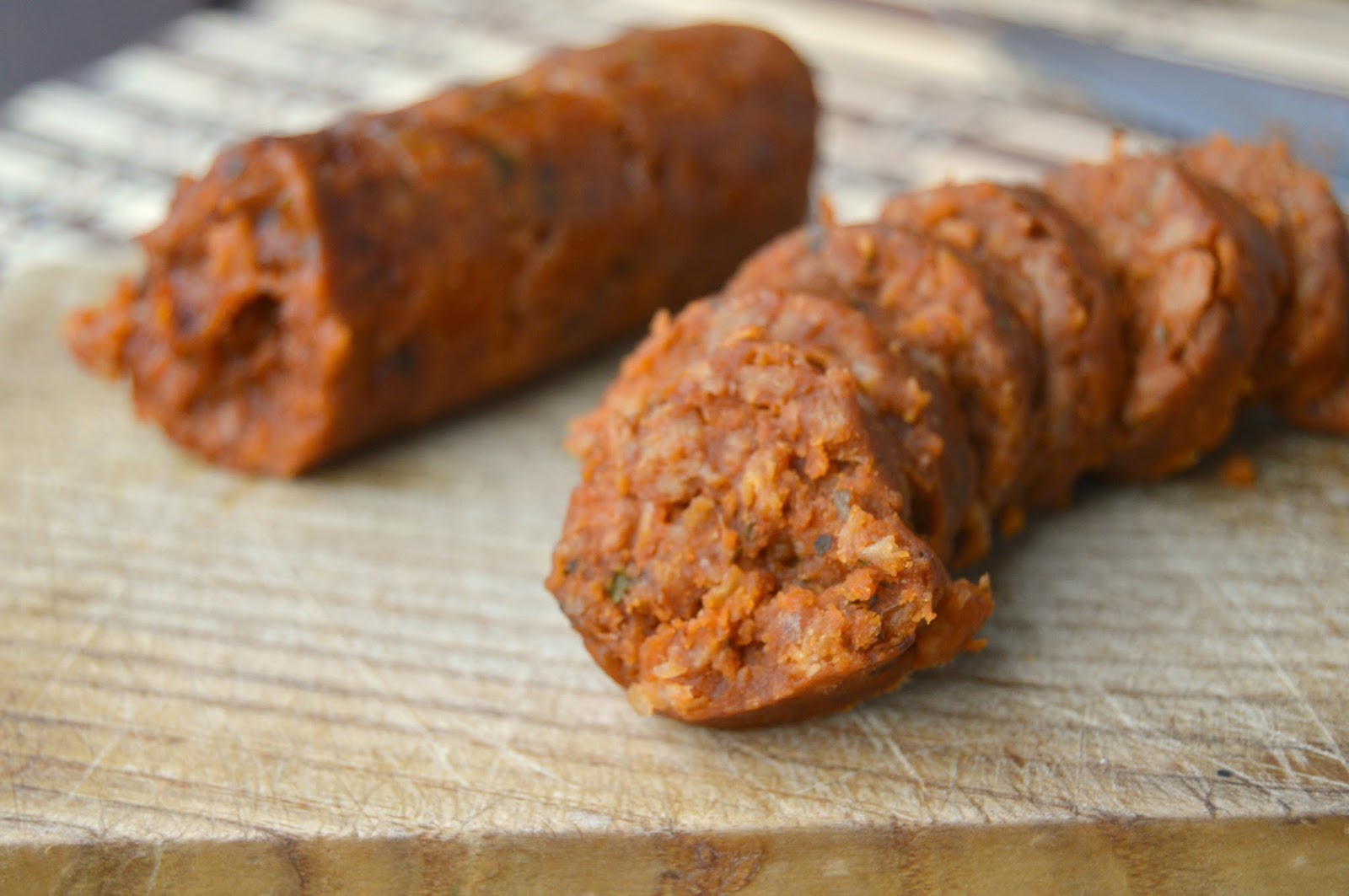 Pasión y Tentación: Chorizo vegano de soja