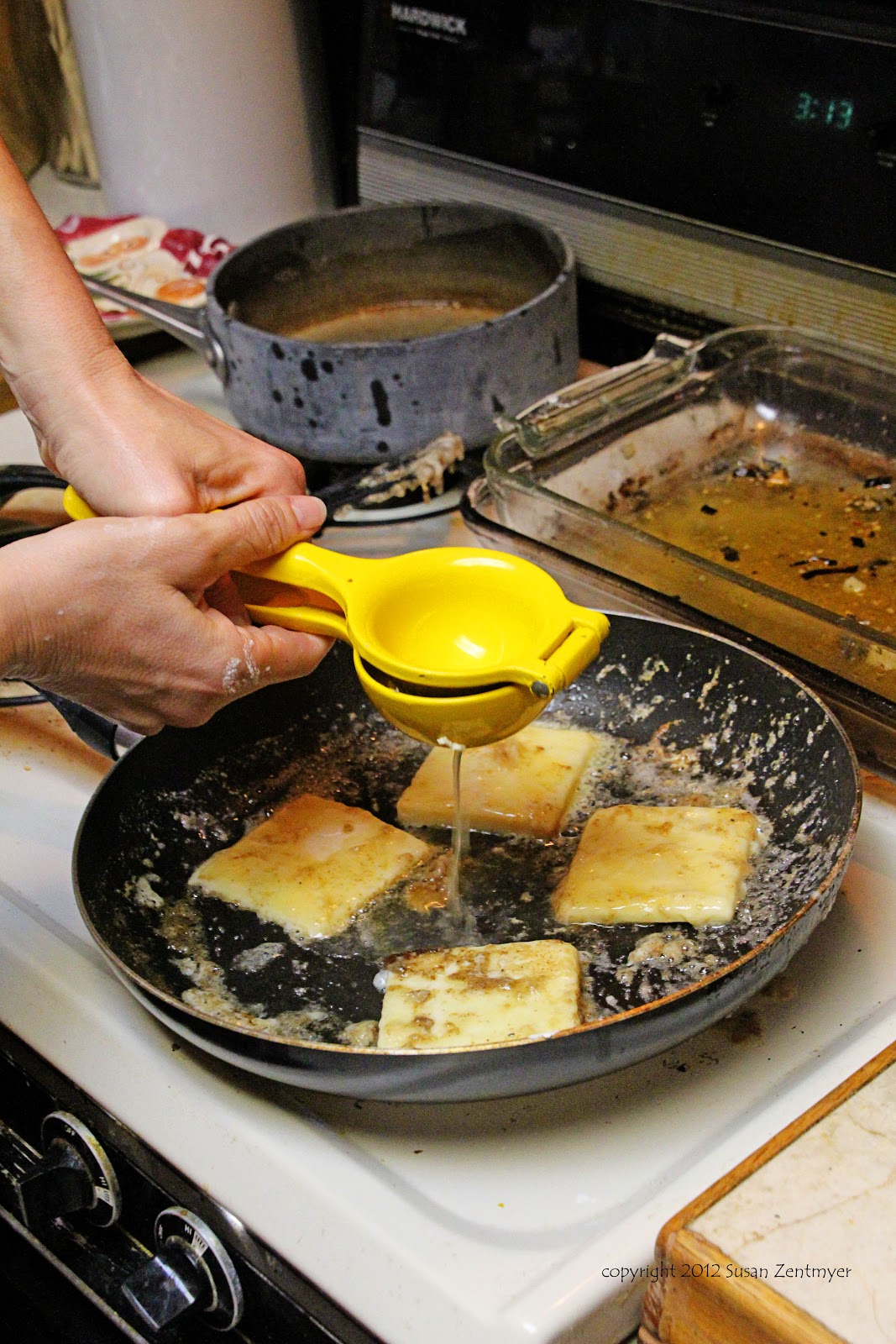 Love from the Kitchen: Saganaki (Flaming Greek Cheese)