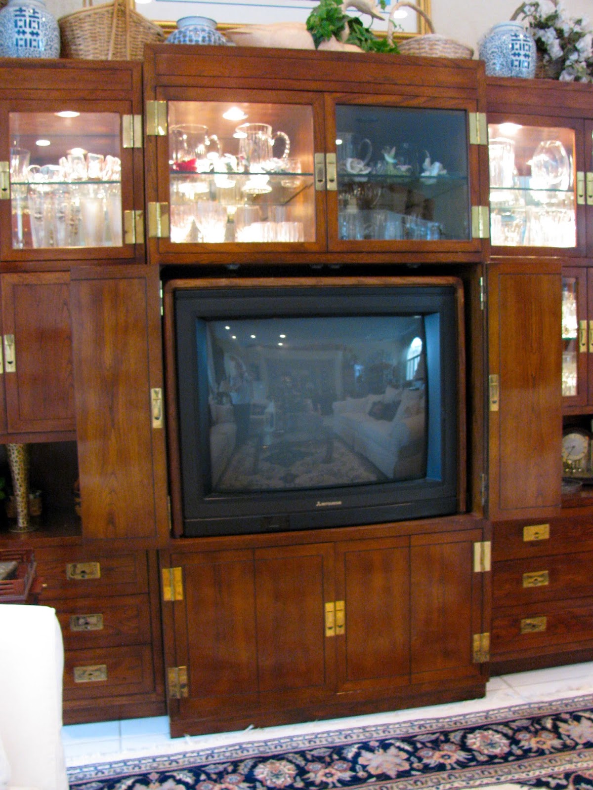 MAY DAYS: A Repurposed TV Armoire