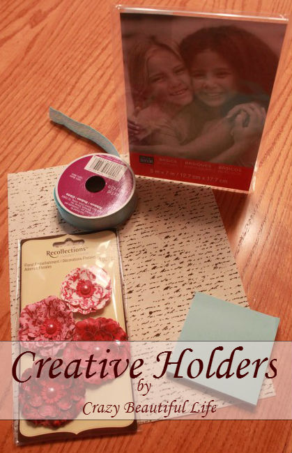 Glitter Glue and Paint: Creative Holders