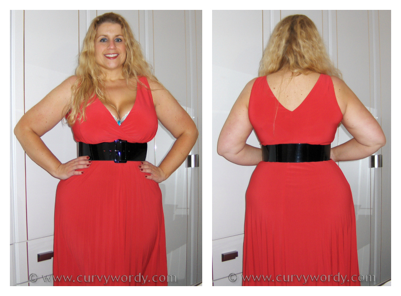 Simply Be Pleat Dress - Curvy Wordy