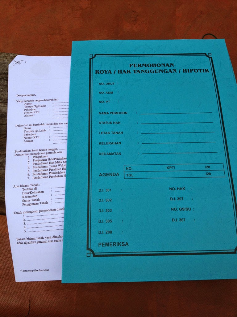 Adi's personal blog : Pengurusan ROYA BPN badan pertanahan Nasional ...