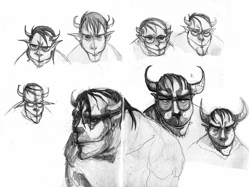 Samantha Niemczyk: Character Design: Villain and His Face Expressions
