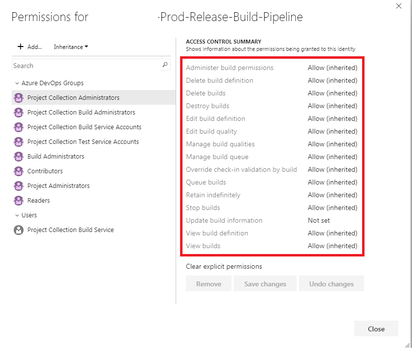 Azure DevOps Authorisation