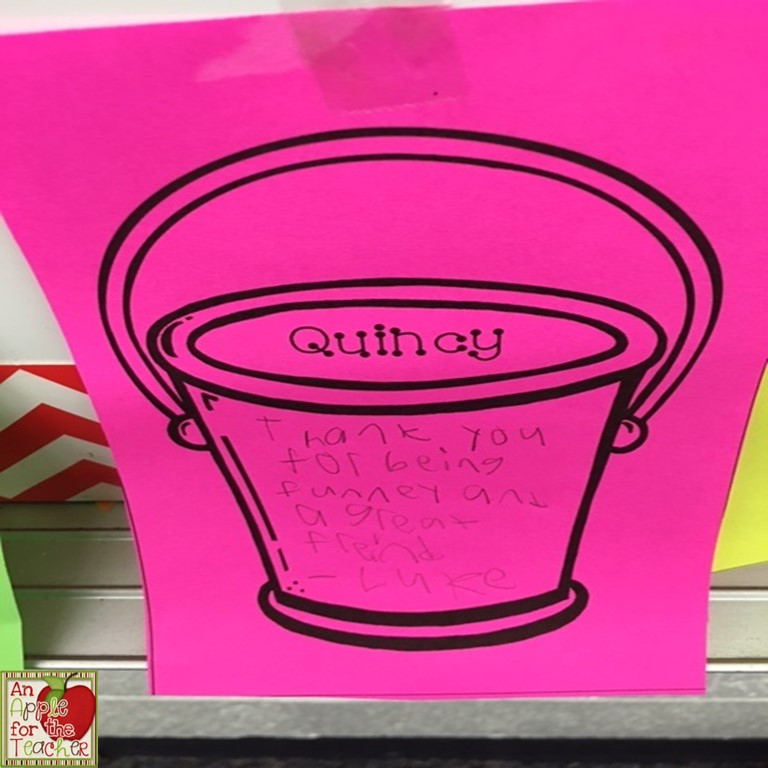 An Apple For The Teacher: Help Your Students to Be Bucket Fillers - FREEBIE