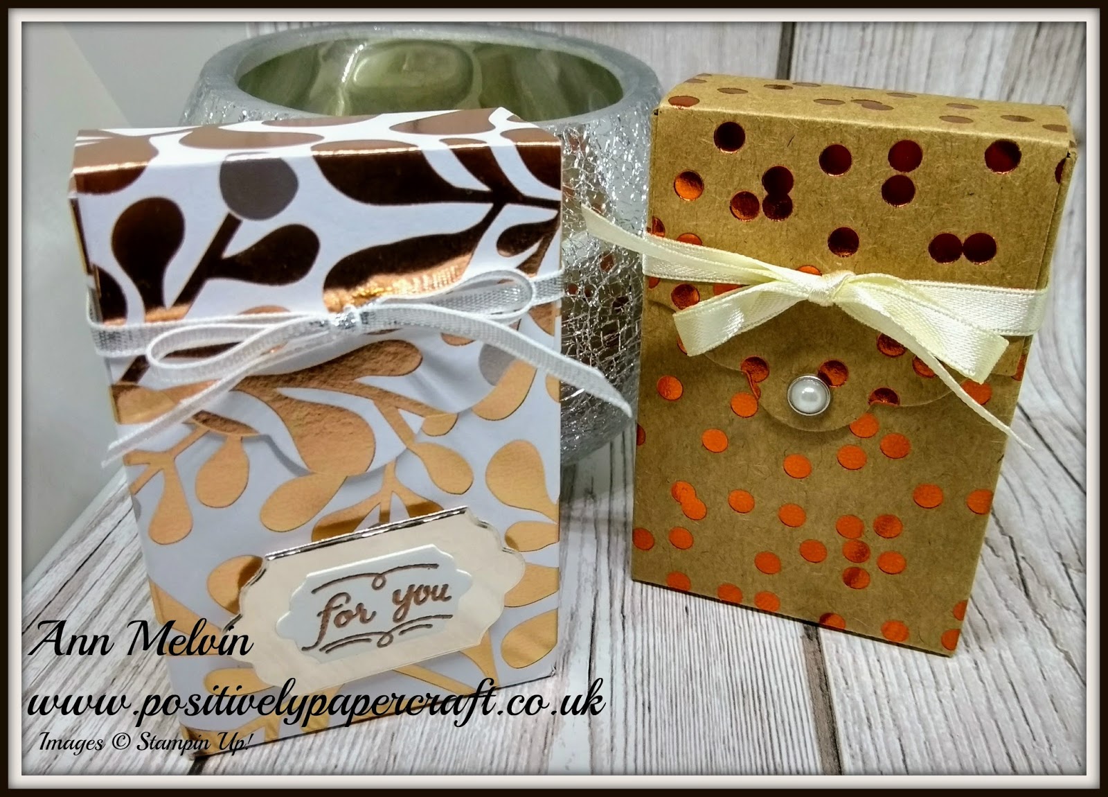 Positively papercraft: Cute Sweetie Gift Box With Fancy Edge