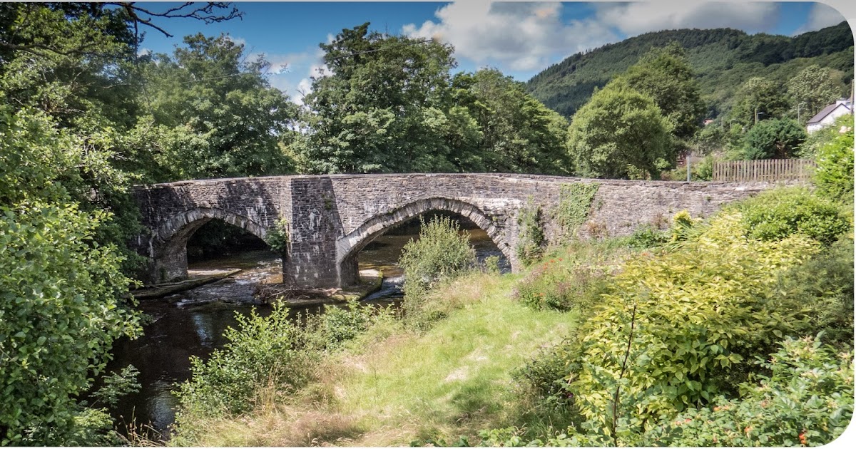 Carmarthenshire Bridges: Pont Cothi at Abergorlech.