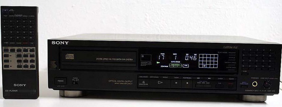 Audio-CD проигрыватель Sony CDP-970, Япония 1989 в Московском магазине ...