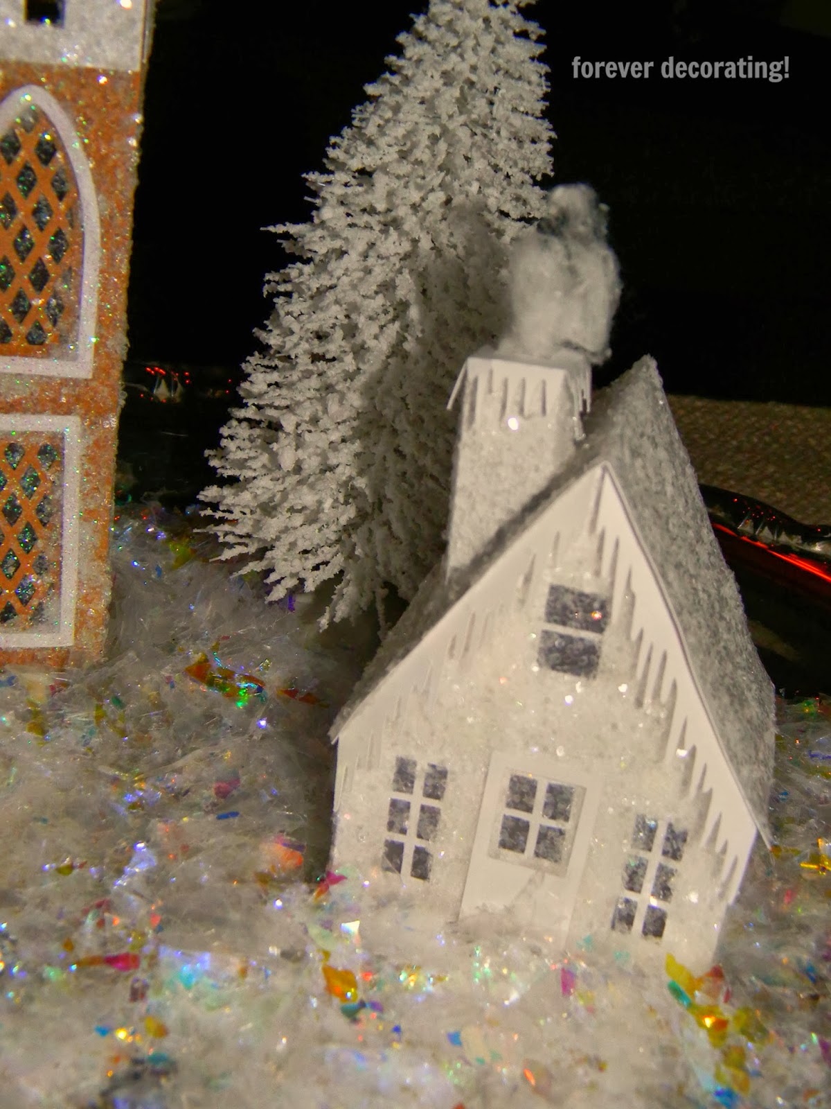 Forever Decorating!: My Winter Putz Houses!