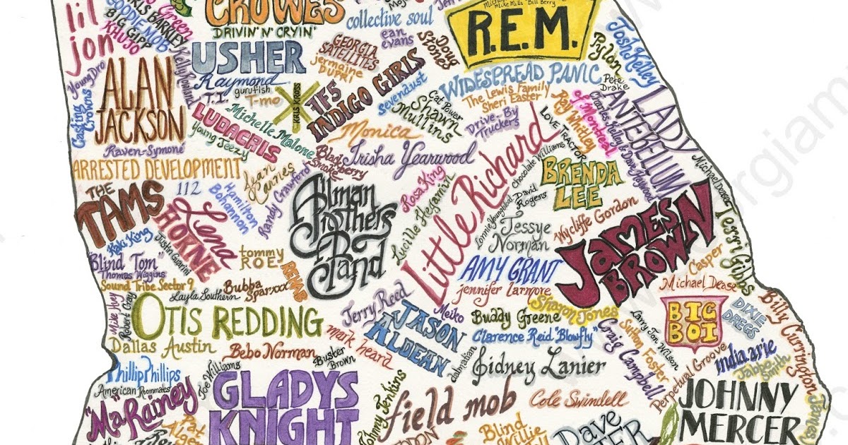 Georgia Music Map: Georgia Music Map