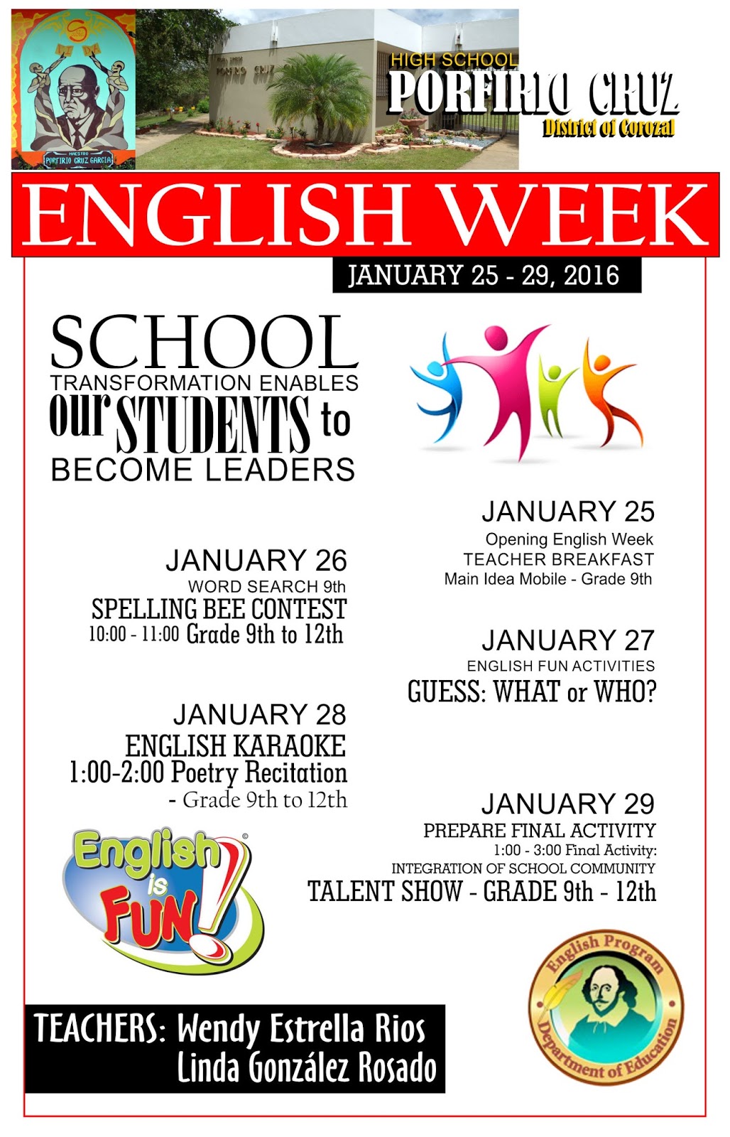 ENGLISH WEEK ~ Escuela Superior Porfirio Cruz