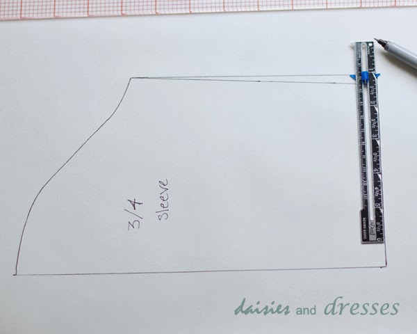 daisies and dresses: Adjusting a Sleeve Pattern: Adding Length and ...