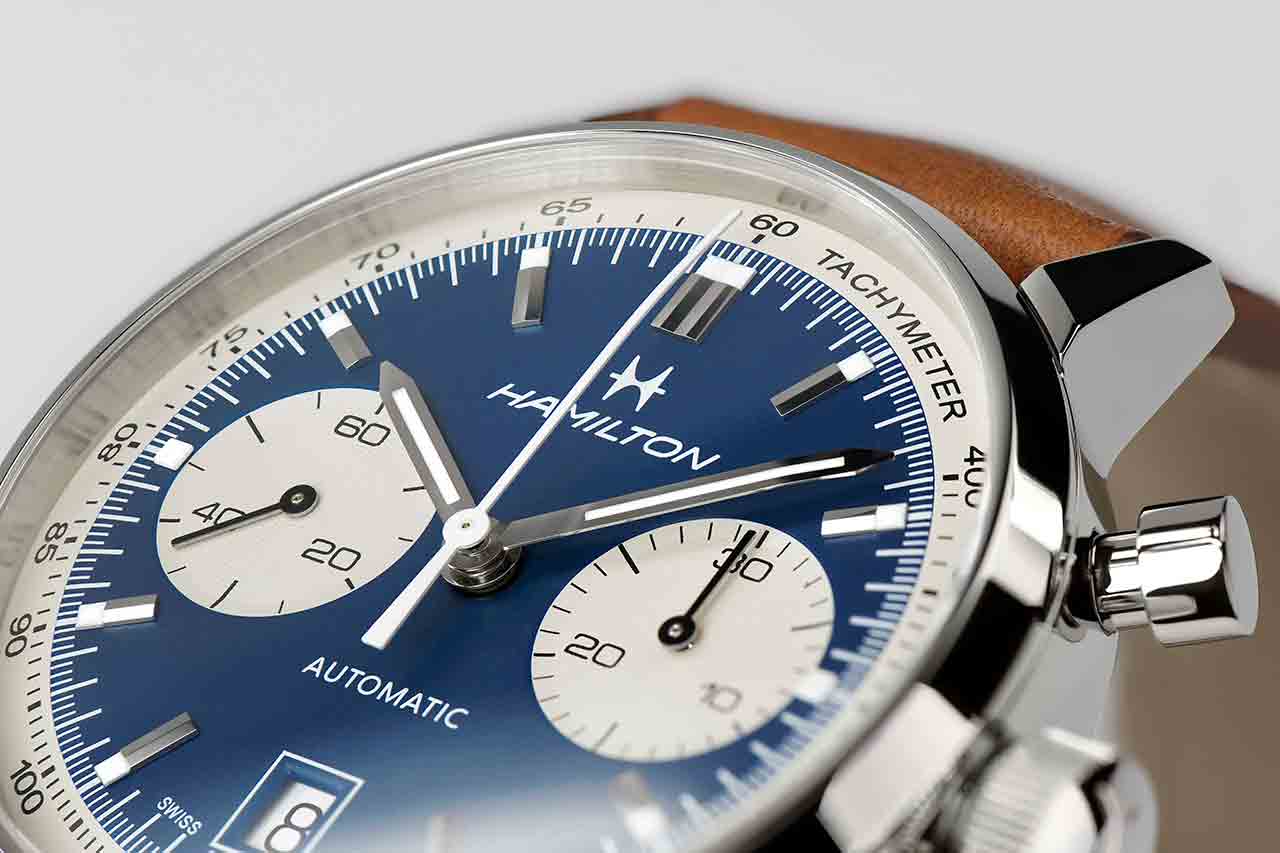 Hamilton - Intra-Matic Auto Chrono 40 mm Blue Dial | Time and Watches ...