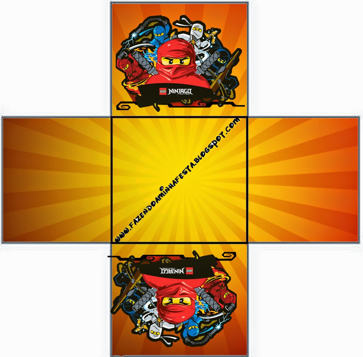 Ninjago: Free Printable Boxes. - Oh My Fiesta! for Geeks