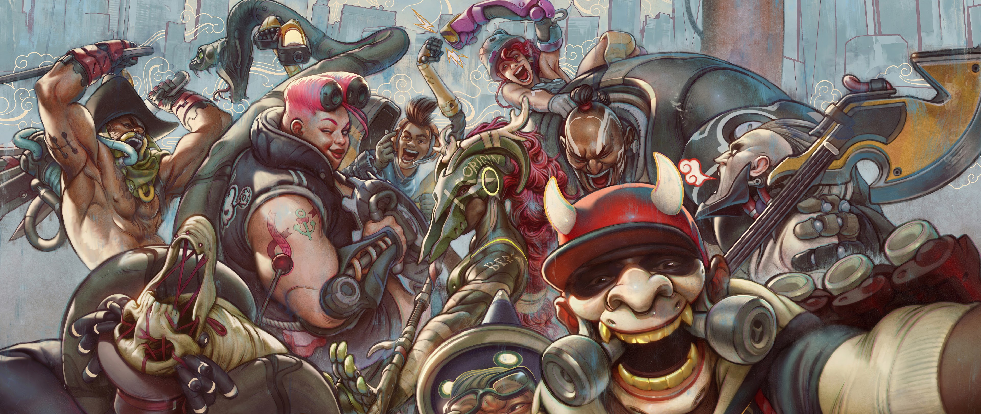 Bleeding Edge, Characters, 4K, #19 Wallpaper iPhone Phone