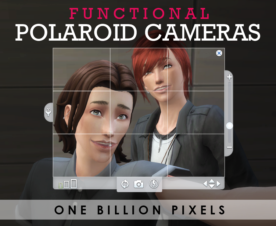 Functional Polaroid Cameras (The Sims 4) - One Billion Pixels