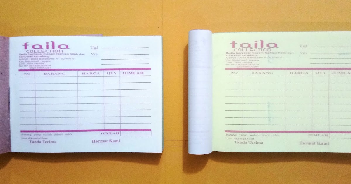 JAYA PRINT: Cetak Nota Murah dan Berkualitas di Semarang