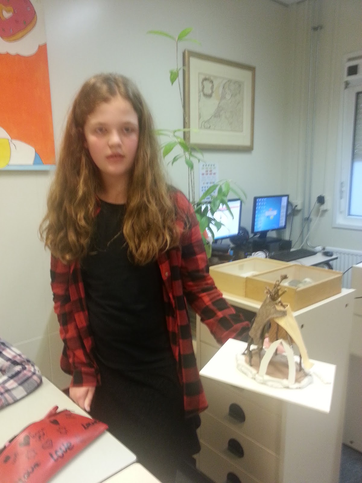 De groep van meneer Sander: Knutsel/spellencircuit thema: Boeren en Jagers!