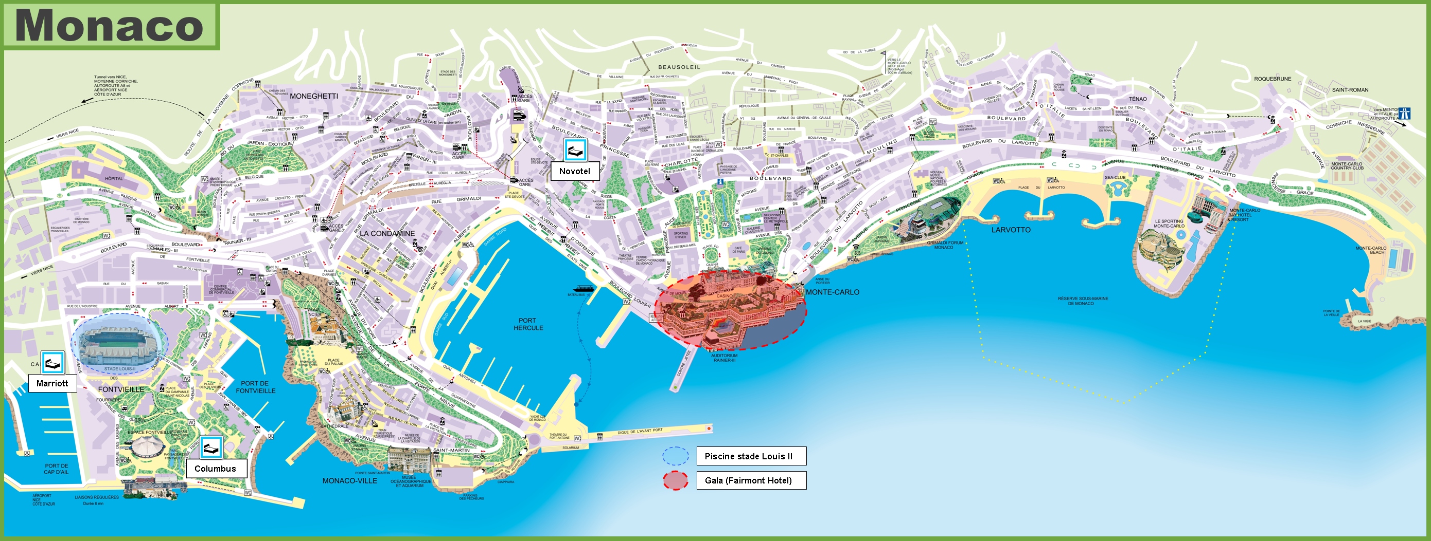 Monaco Map