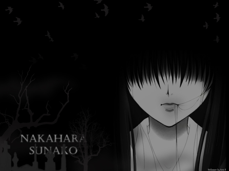 Sunako Nakahara Chibi Black And White