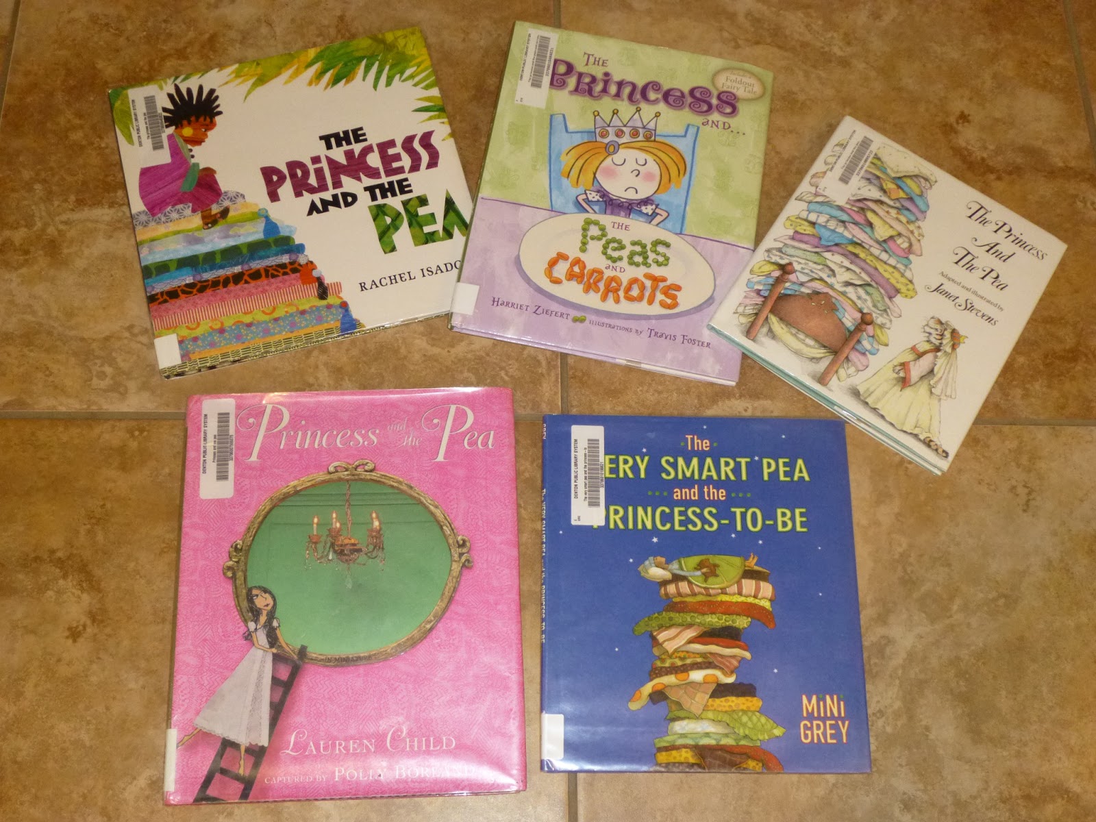 Homeschool Ideas Unlimited: THE PRINCESS AND THE PEA - 5 VARIATIONS