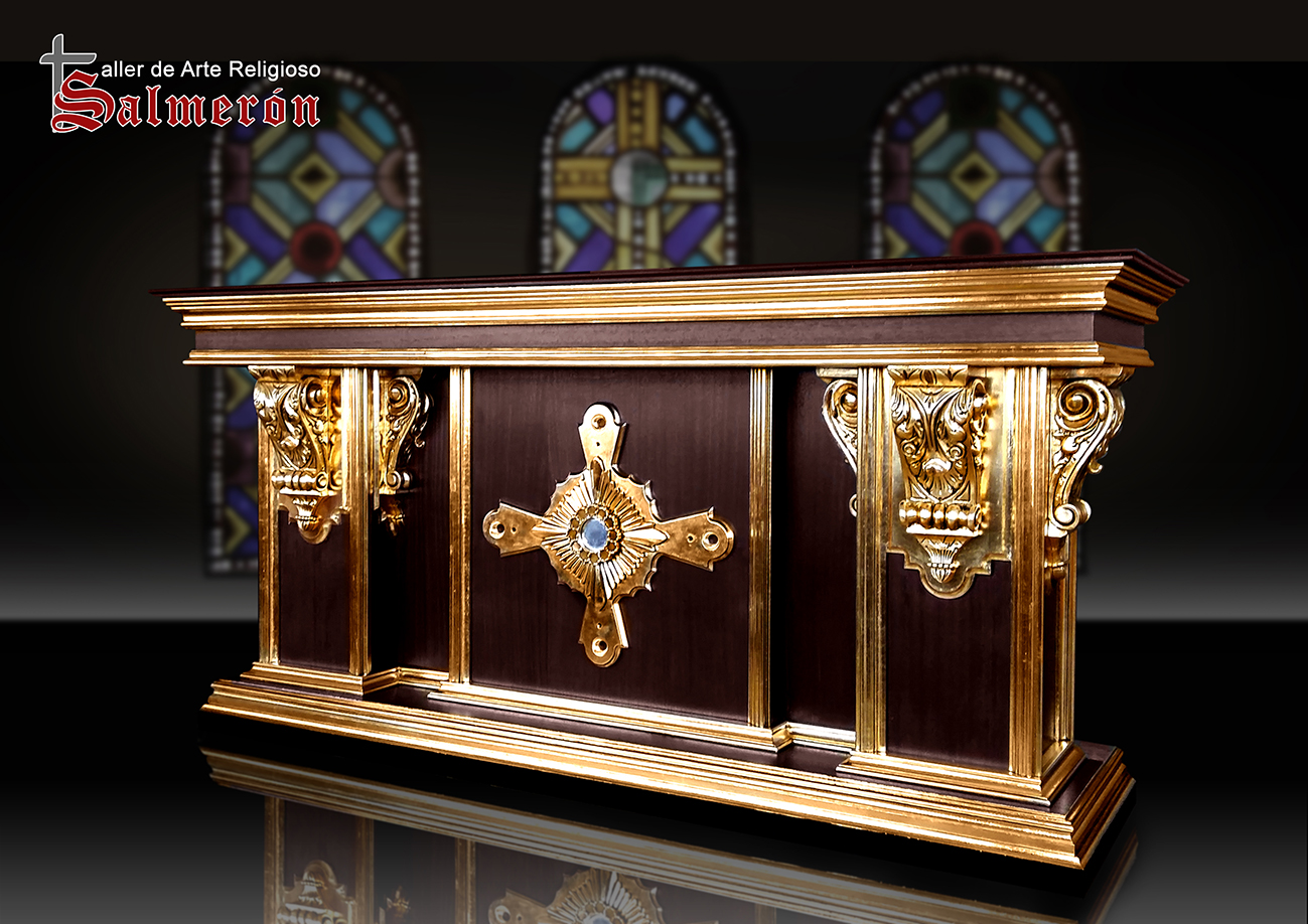 Taller de Arte Religioso Salmerón: Nuevos modelos de mesa de altar