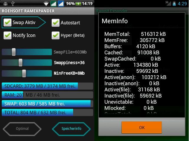 INCREASE RAM via RAM-EXPANDER to 4GB