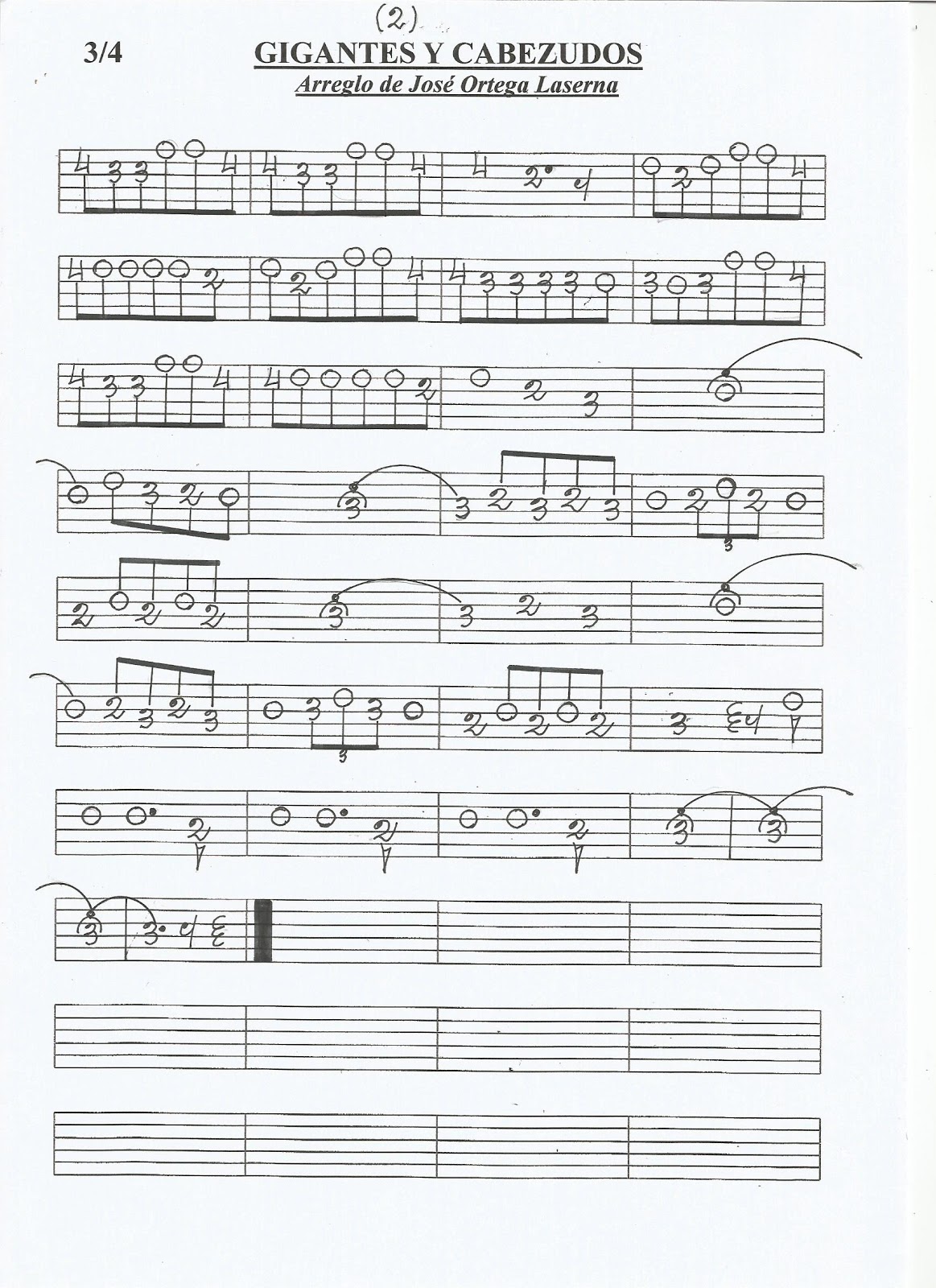 PARTITURAS EN CIFRA PARA BANDURRIA Y LAÚD DE JOSÉ ORTEGA LASERNA ...
