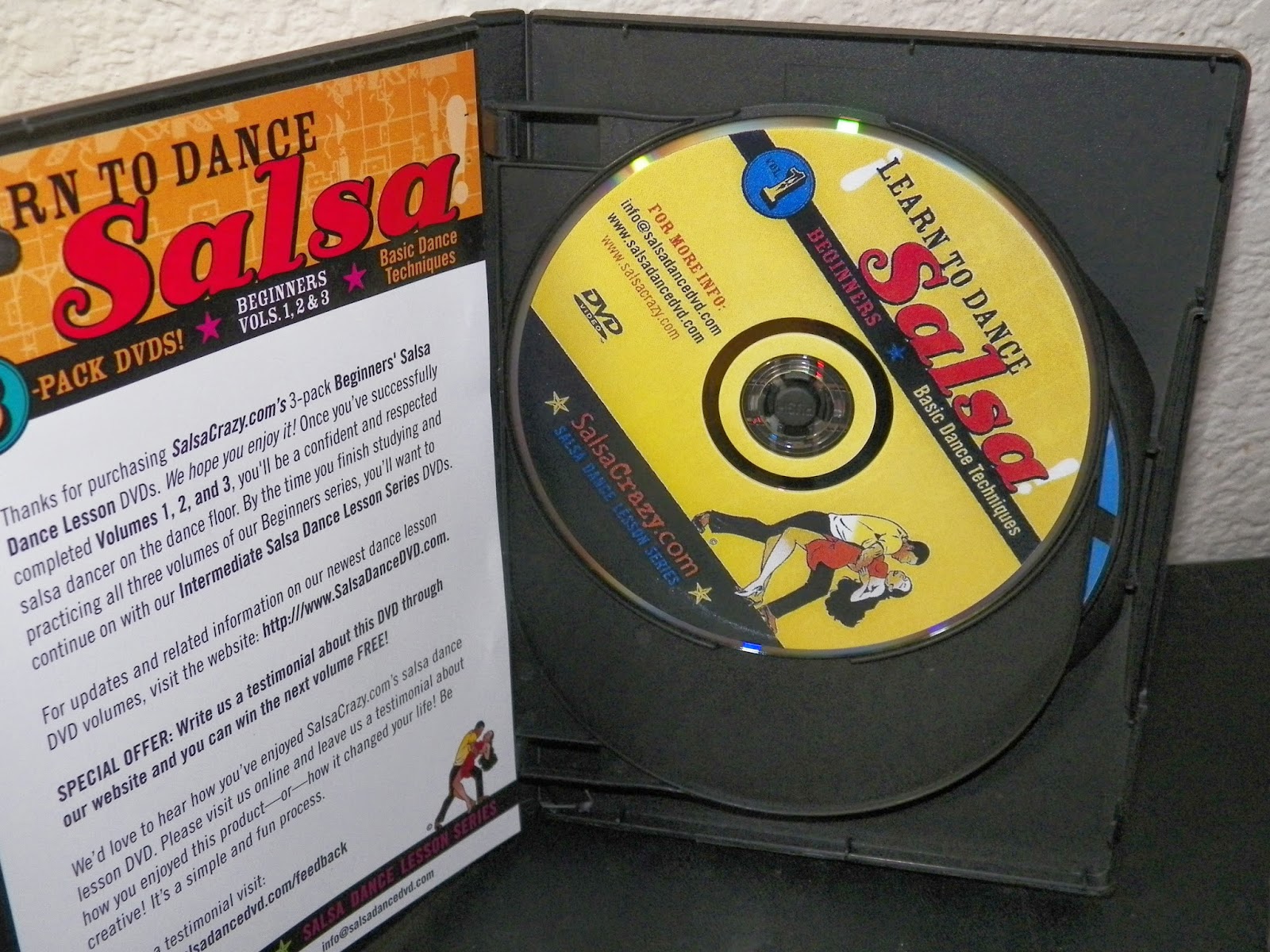 mygreatfinds: Beginning Salsa 3-DVD Dance Mastery Set By SalsaCrazy Review