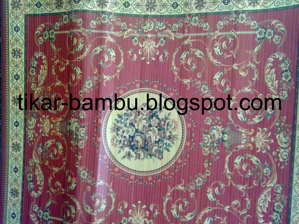 Tikar Bambu Murah Berkualitas: Tikar Bambu - Motif Karpet