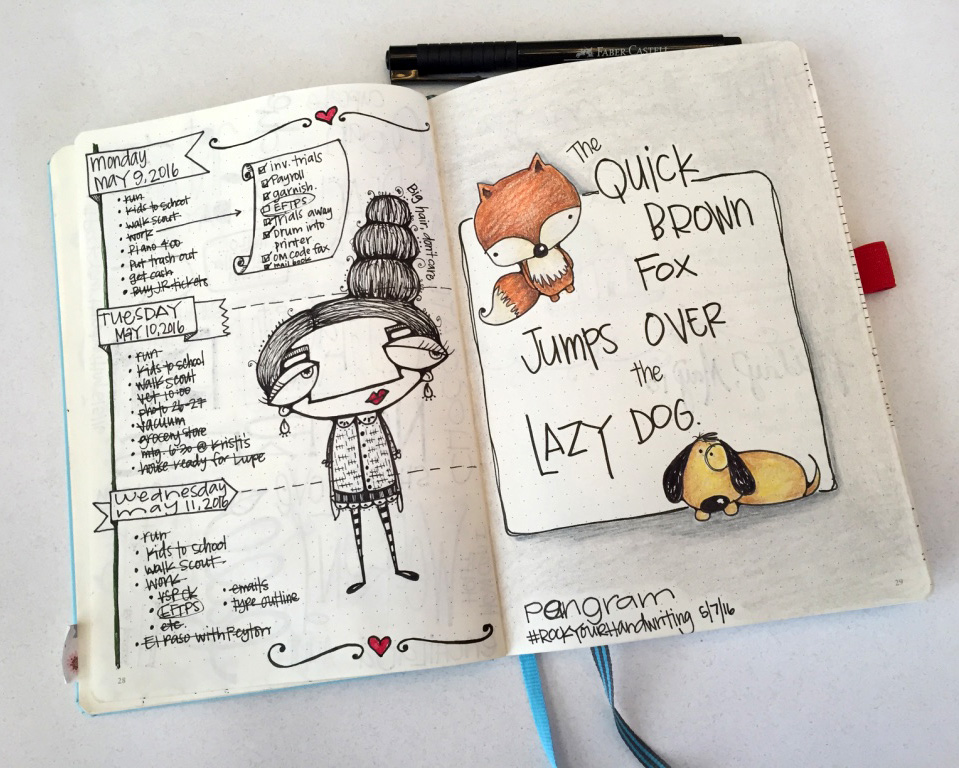 T. Matthews Fine Art: Bullet Journal - Pages 28-29