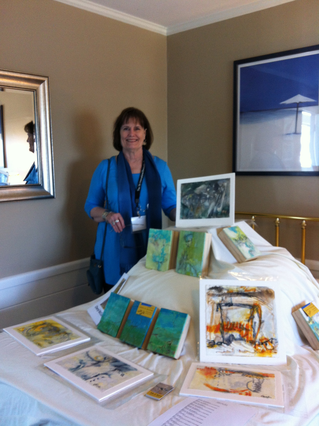 Art in the Studio: Some Artists at the 2013 Encaustic Conference Hotel Fair