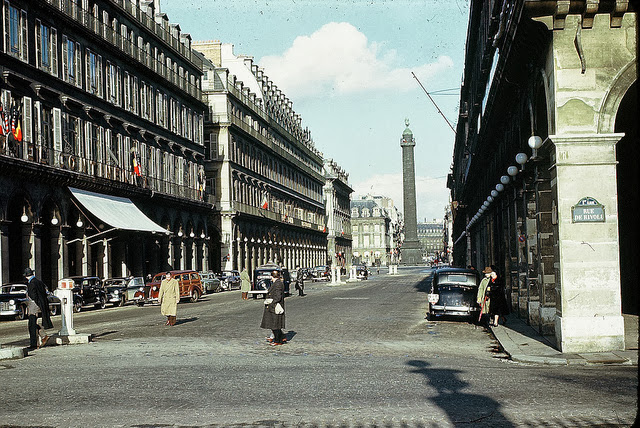 Beautiful Colour Photos of Paris in 1950 ~ vintage everyday