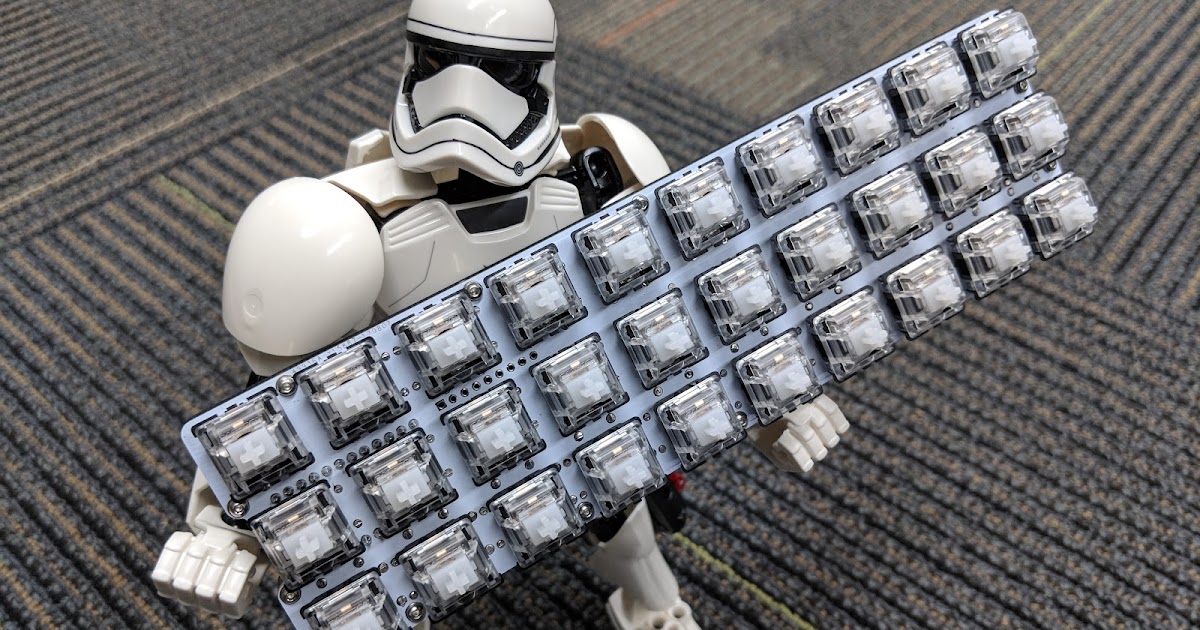 40% Keyboards: Stormtrooper Gherkin
