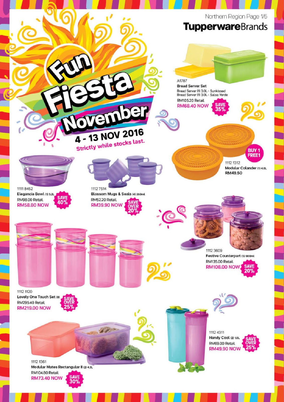 Jom Tapau Weh!: Leaflet Tupperware Fun Fiesta Nov 2016