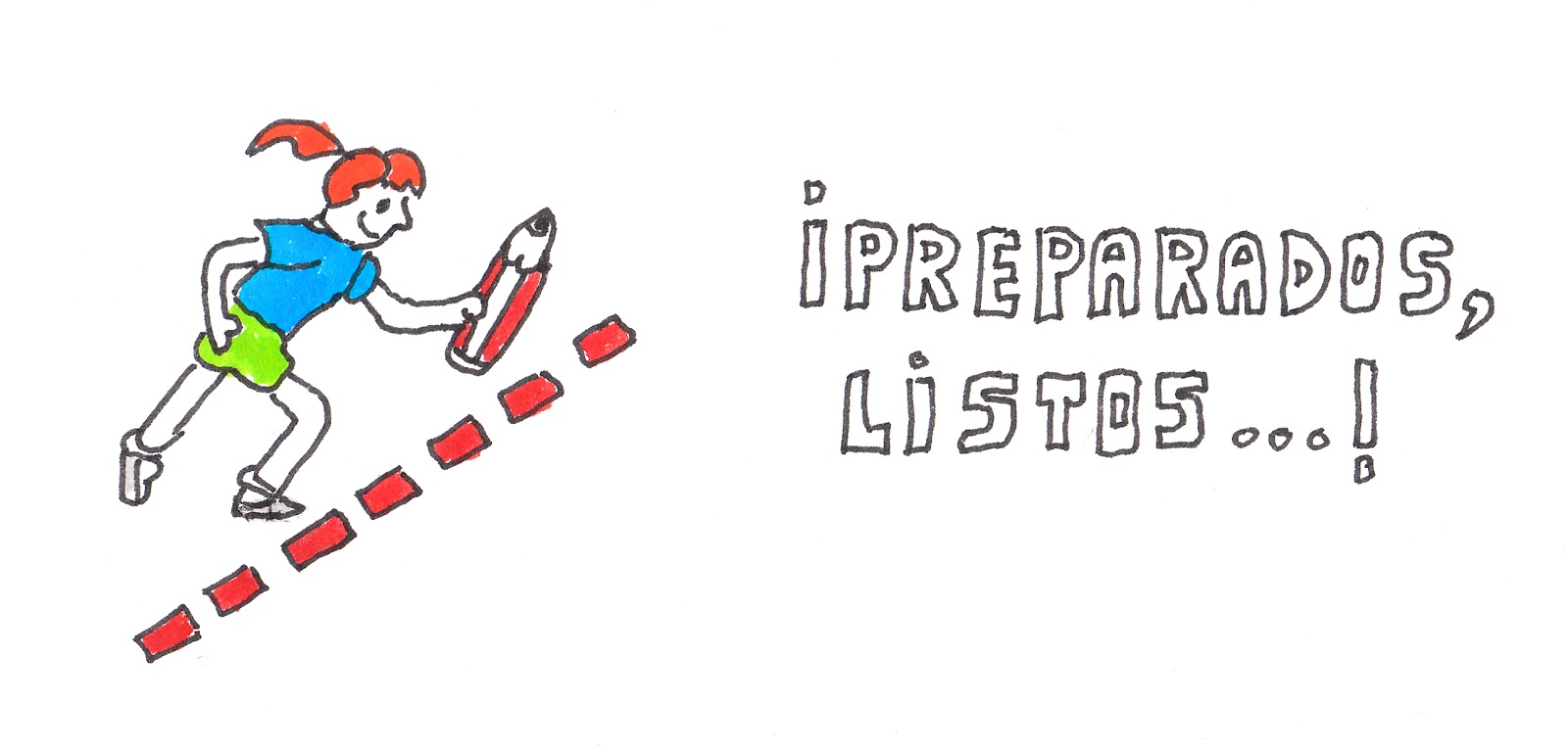 No me cuentes historias. ¡Dibújamelas!: ¡Preparados, listos,...!