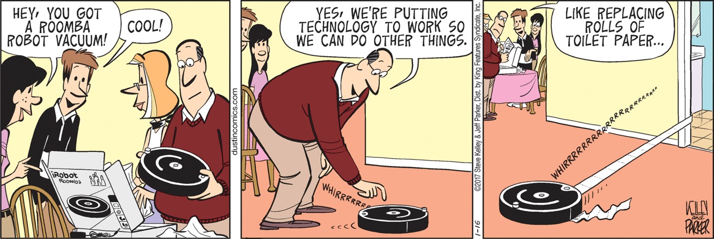 Old Comics world: Dustin Daily Strips (2017) - King features