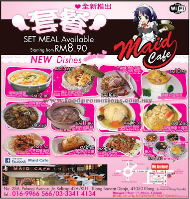 Food Street: Maid Cafe New Dishes