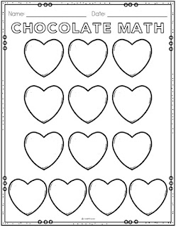 CHOCOLATE MATH: A Valentine Math Activity | TheHappyTeacher