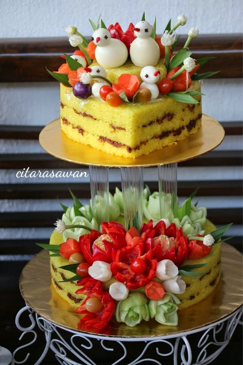 Tempahan Pulut Kuning Perkahwinan 2 Tingkat - Anis ~ Must Read!