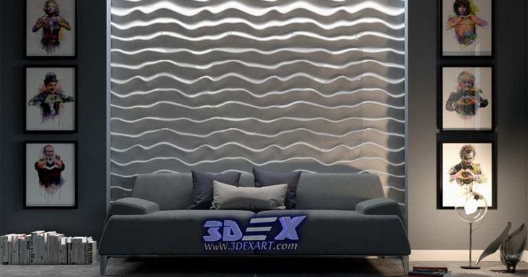 Decorative 3d gypsum wall panels and plaster wall paneling designs